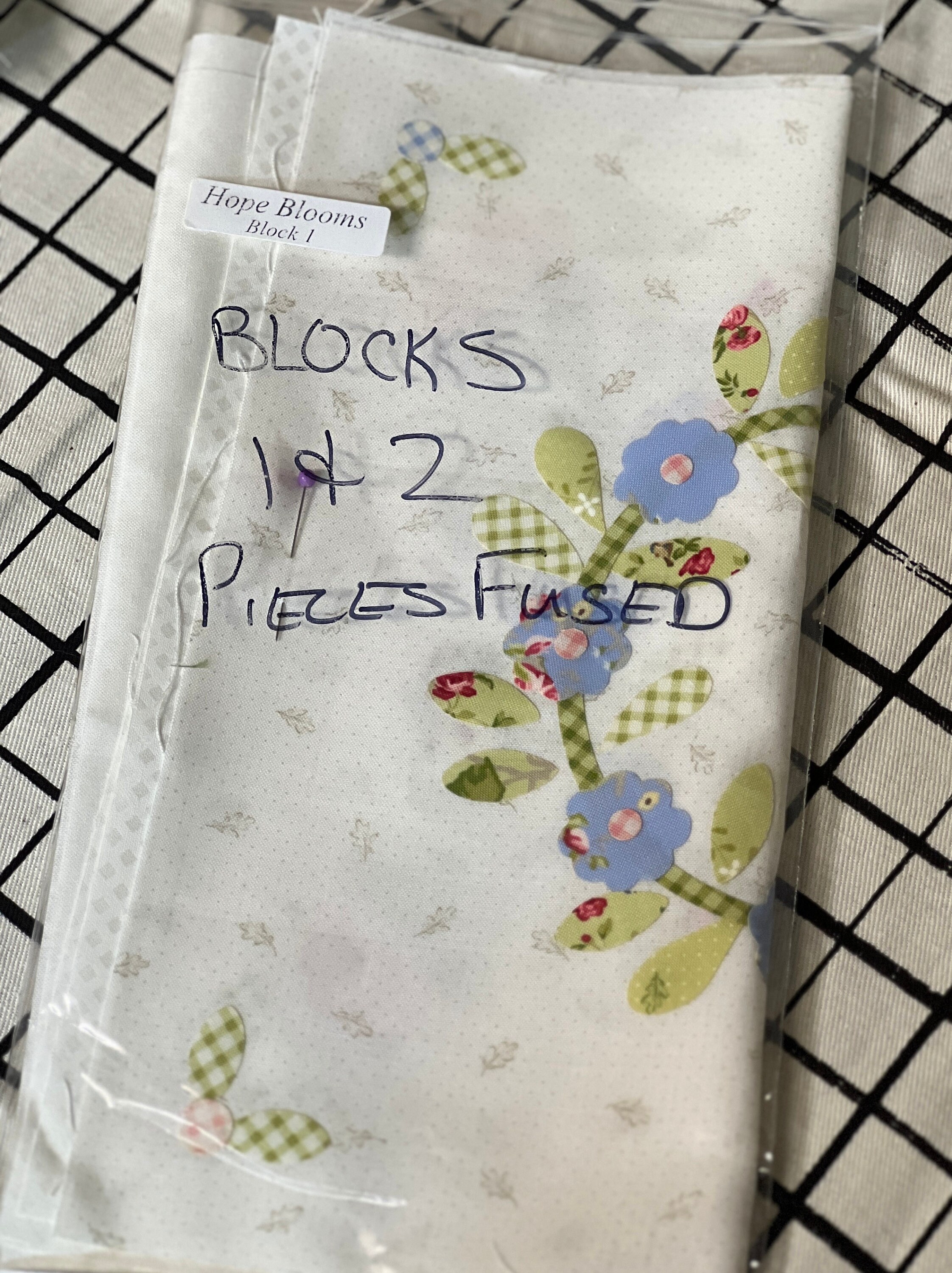 DIY Quilt Kit Hope Blooms Acorn Quilt & Gift Co. by Brenda Riddle - Etsy