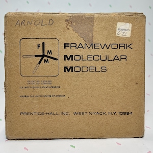 Vintage Framework Molecular Model Kit Prentice-hall - 1965 Science ...