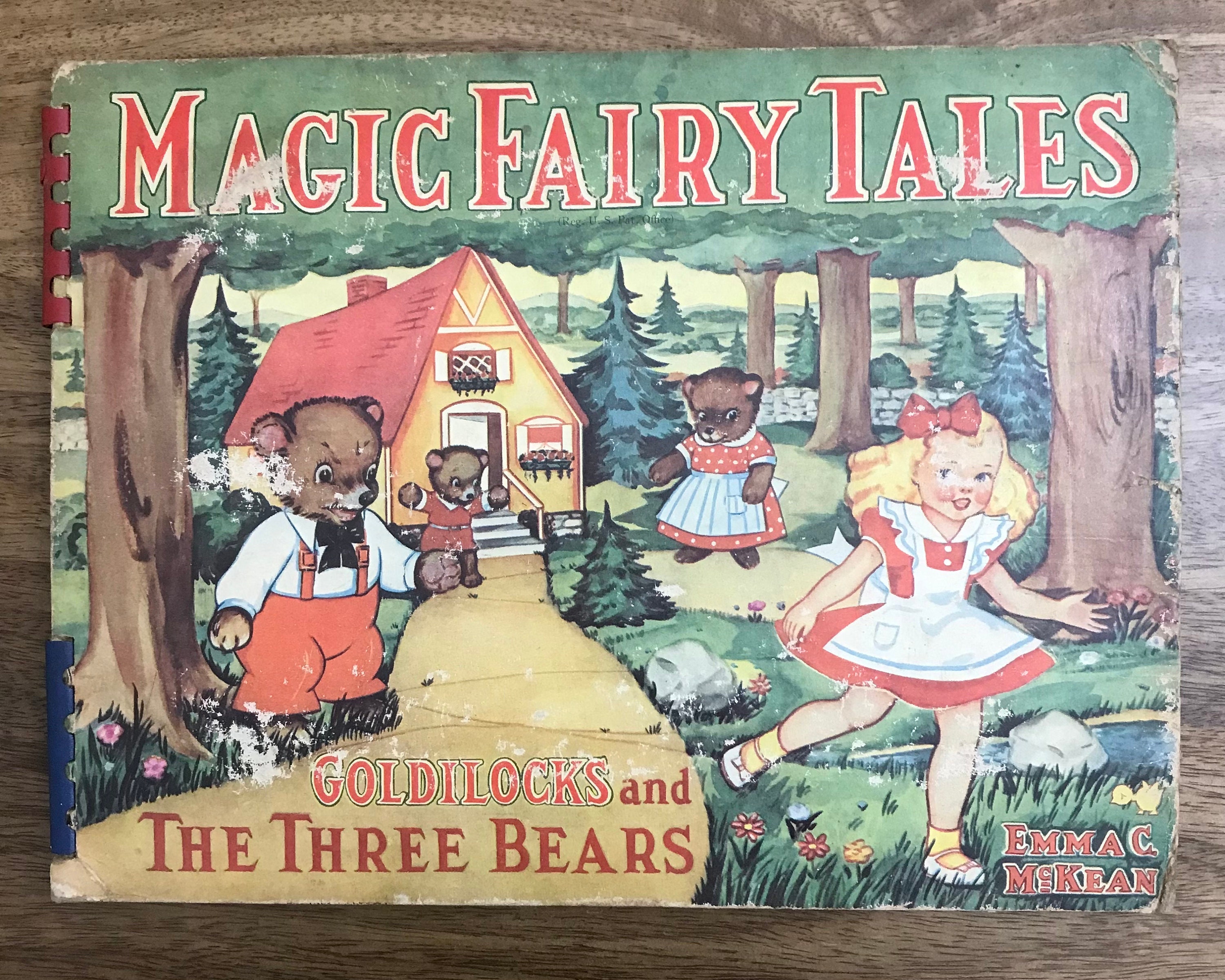 Magic Fairy Tales Goldilocks and the Three Bears Book 1943 - Etsy
