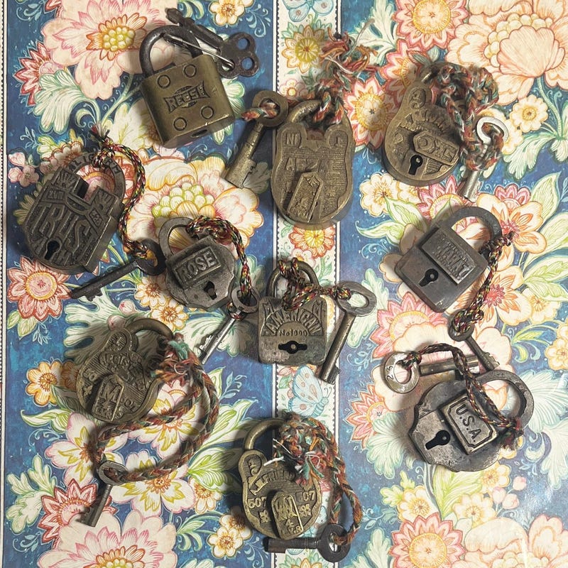 Vintage Brass Hotel Keys - Etsy