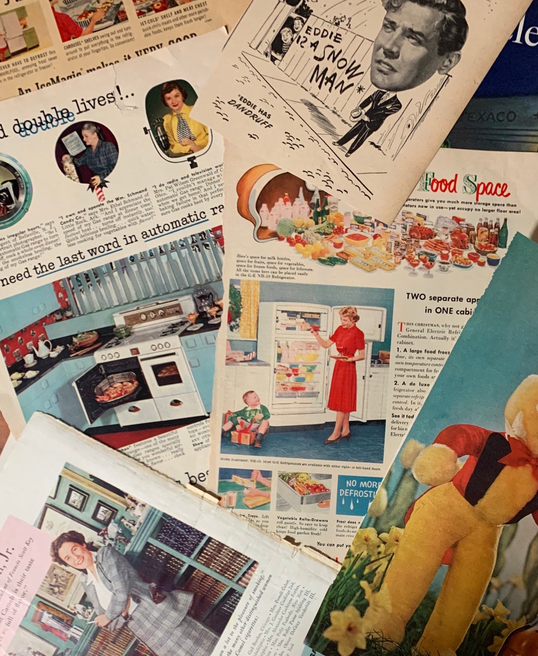 Vintage Magazine Ads Lot 20 Pieces -- Ephemera Collage Art Crafts - Etsy