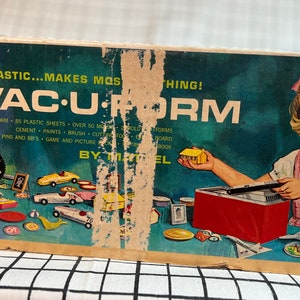 Vintage Mattel Vac U Form Toy With Original Box - Etsy