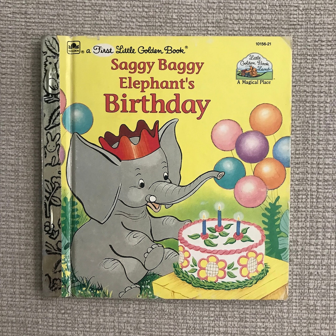 Little Golden Books/lot of 3/saggy Baggy Elephant's Birthday/polite ...