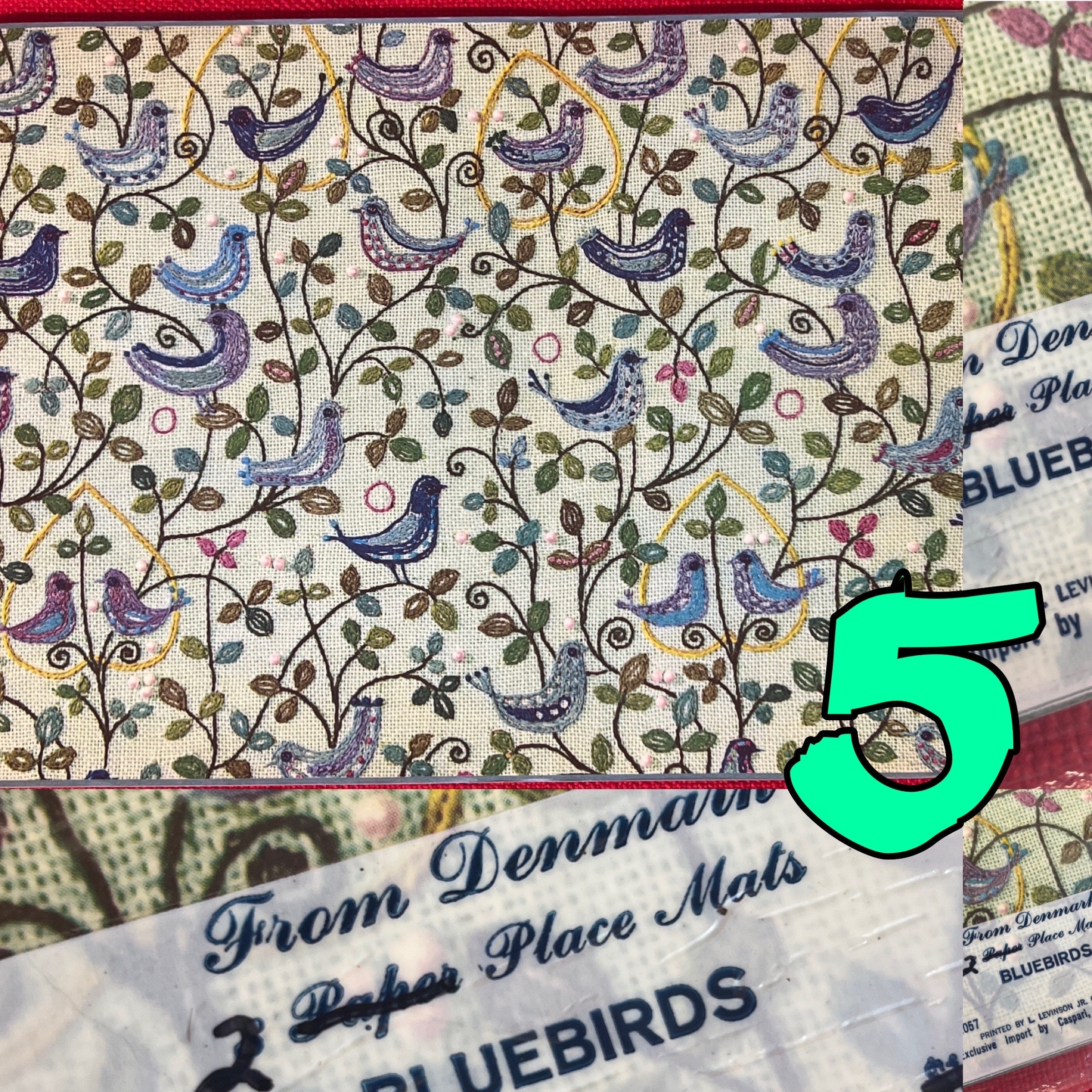 Vintage Placemats, 70’s Paper Placemats From Denmark, Lionel Barrymore ...