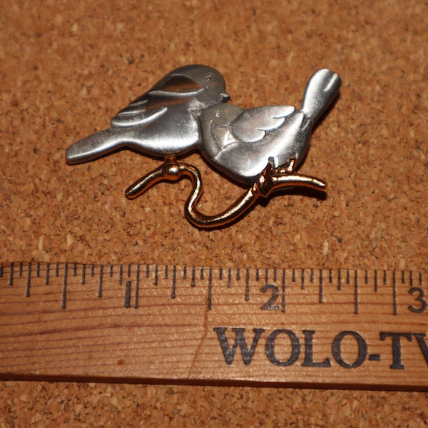 Pewter Birds - Etsy