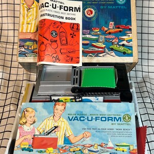 Vintage Mattel Vac U Form Toy With Original Box - Etsy