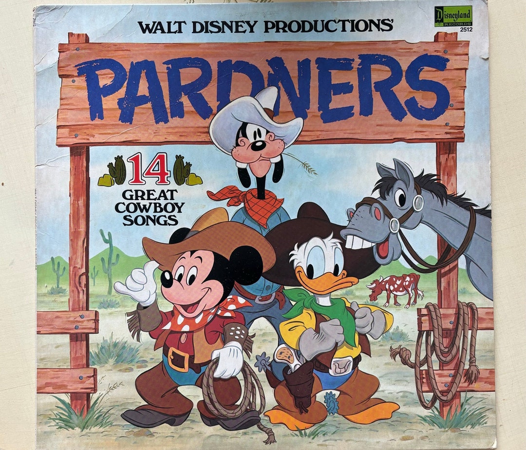 Walt Disney Pardners Record With 14 Great Cowboy Songs - Etsy