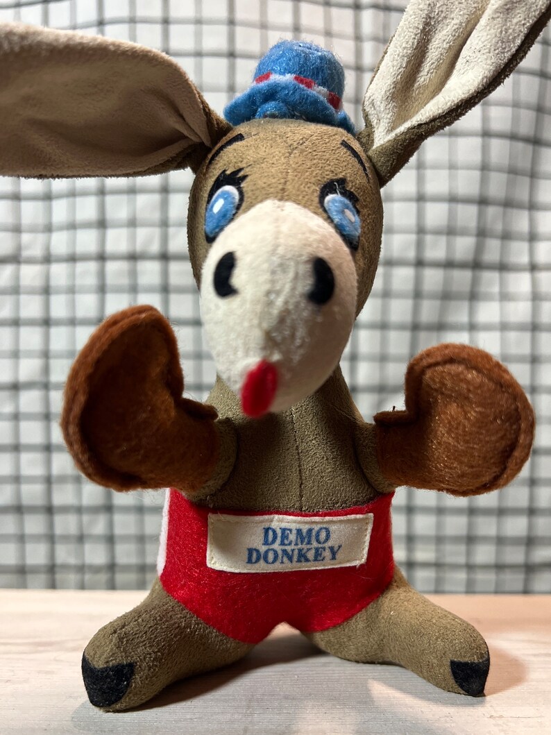 Vintage-1960-demo Donkey by R Dakin and Company--dream Pet - Etsy