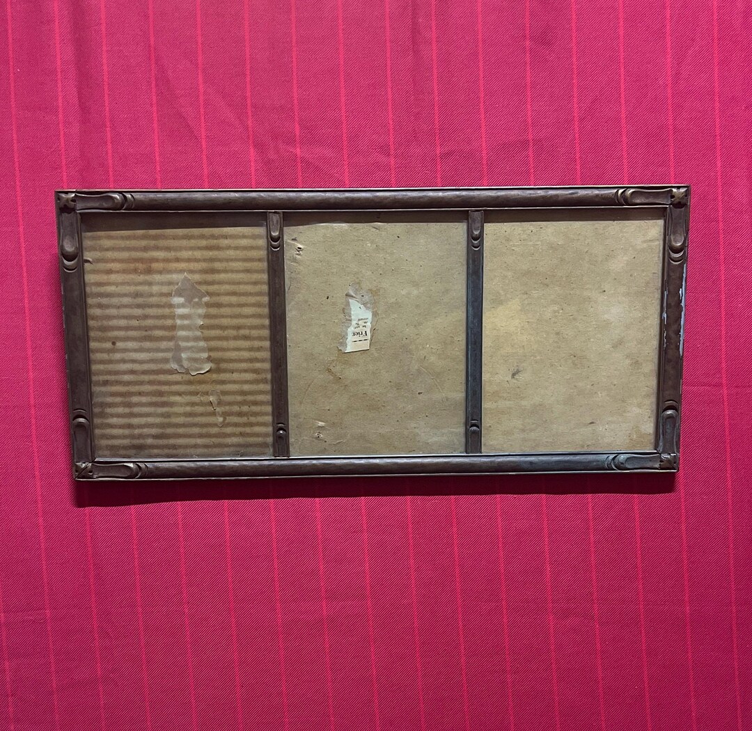 Vintage Lovely Wood Triptych Style Art Deco Frame - Etsy