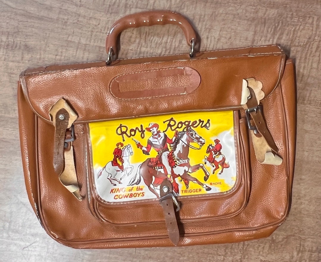 Vintage Roy Rogers “king of the Cowboys” Satchel/book Bag - Etsy
