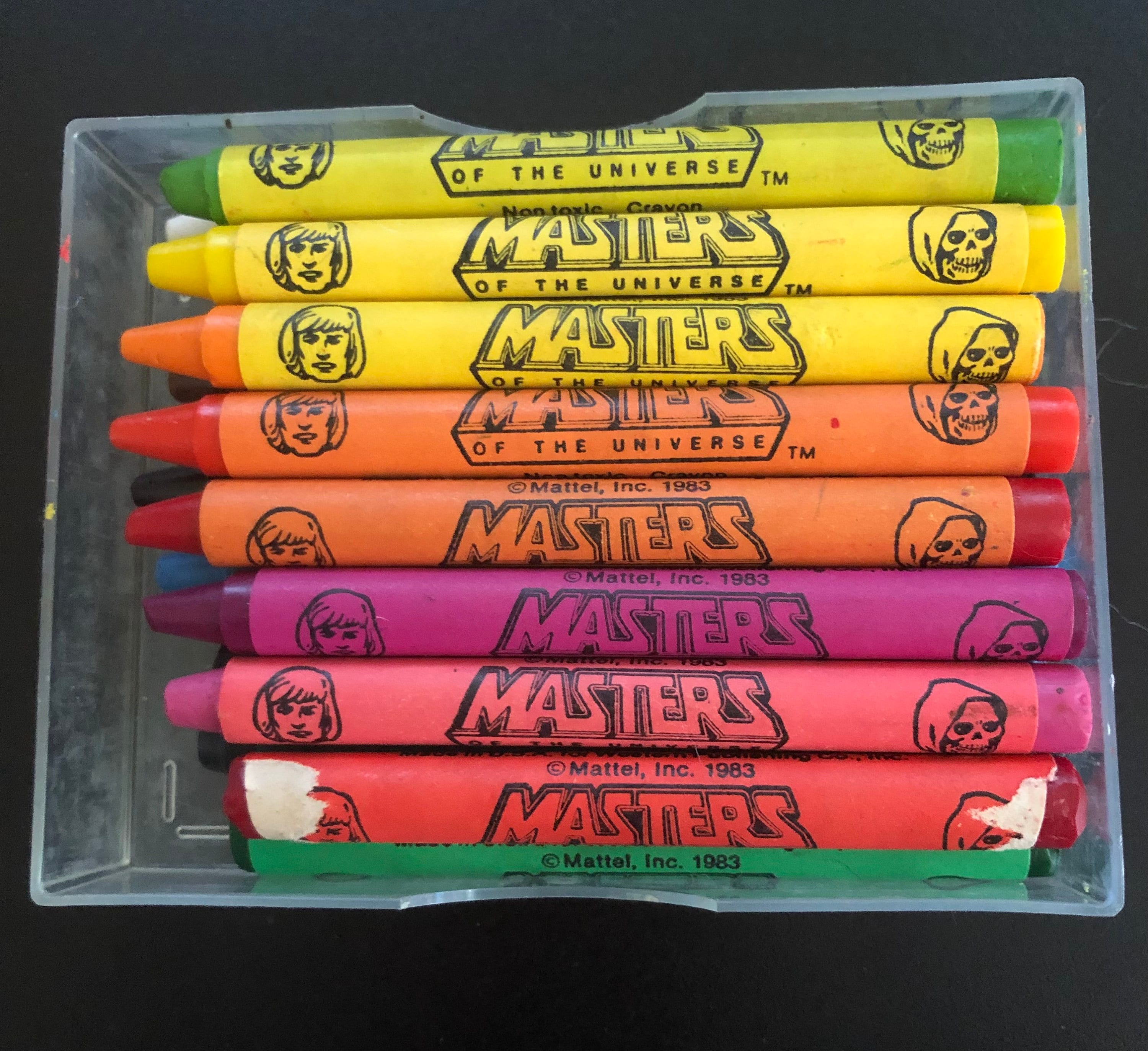 Masters of the Universe Crayons 1983 - Etsy