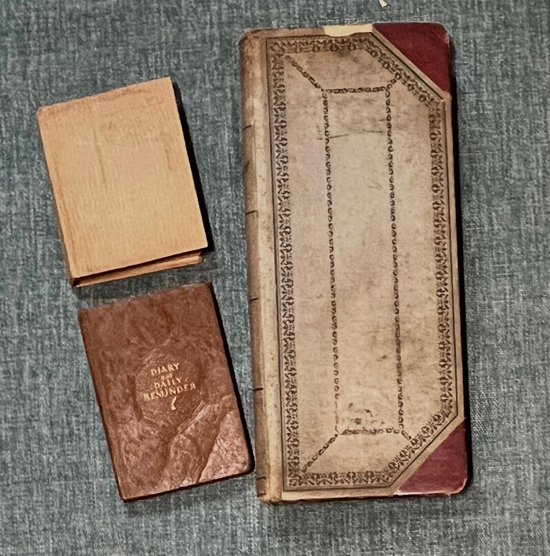 Vintage Handwritten Diaries and Ledger 1930s - Etsy