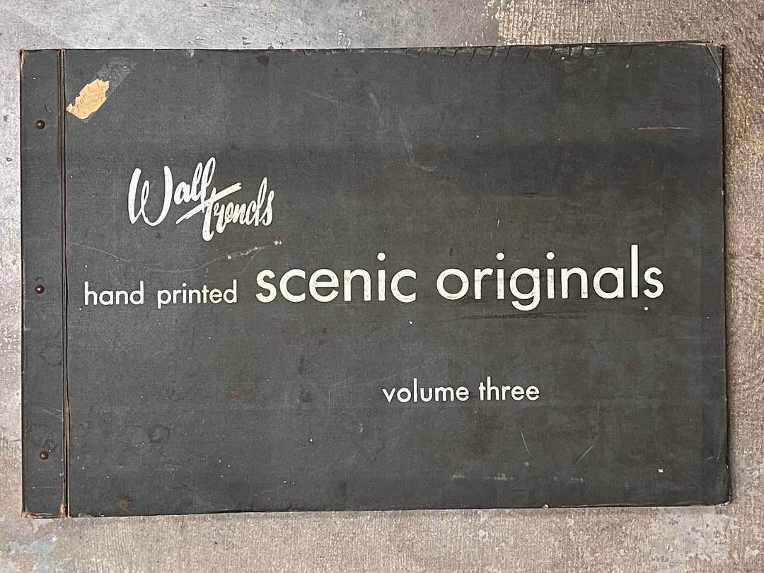Vintage Style-tex Wallpaper Sample Book - Etsy