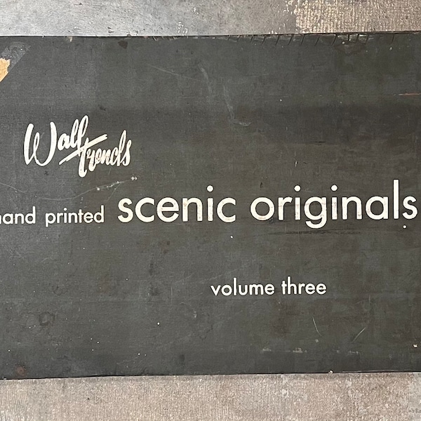 Vintage Sample Wallpaper - Etsy