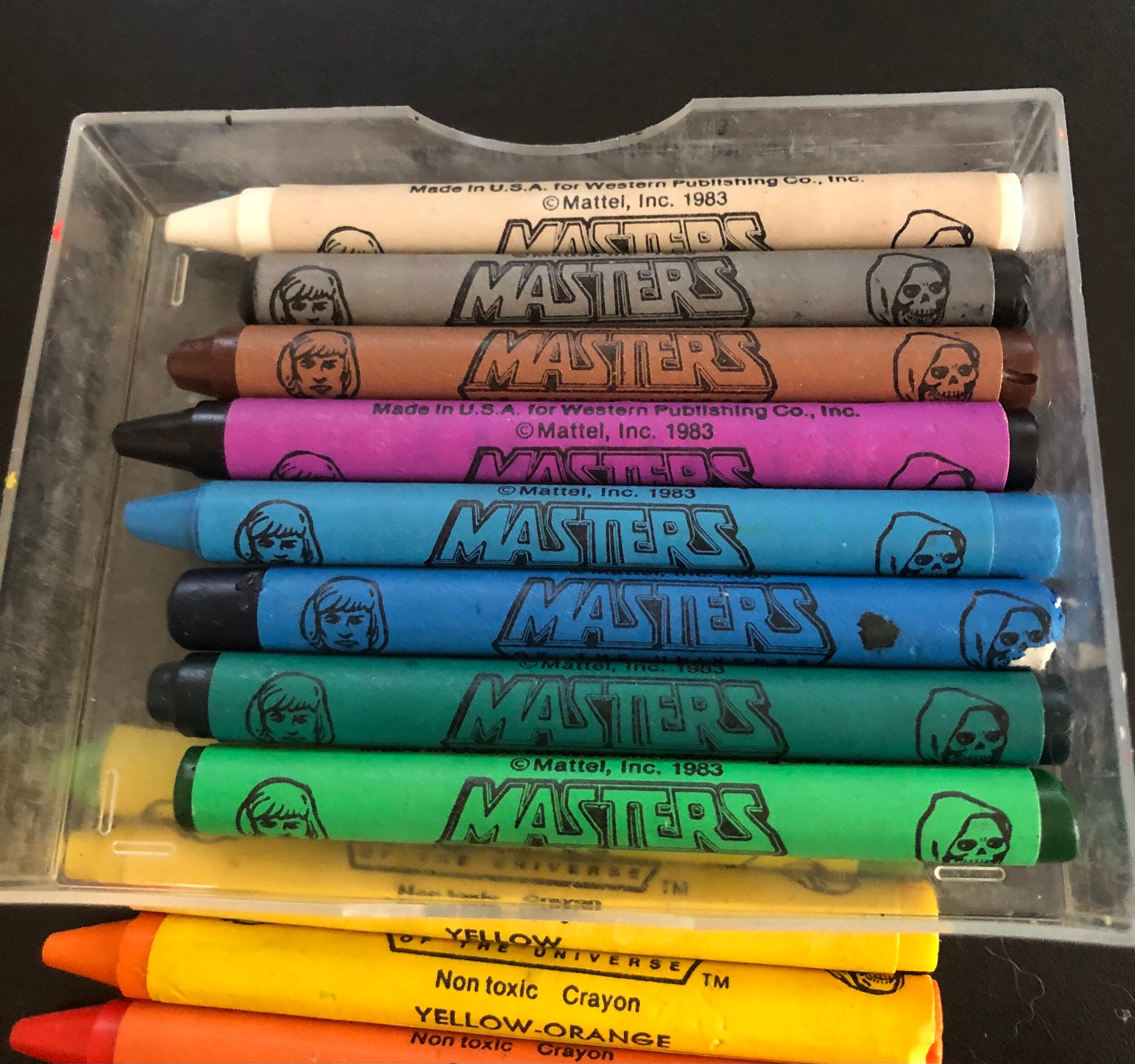 Masters of the Universe Crayons 1983 - Etsy