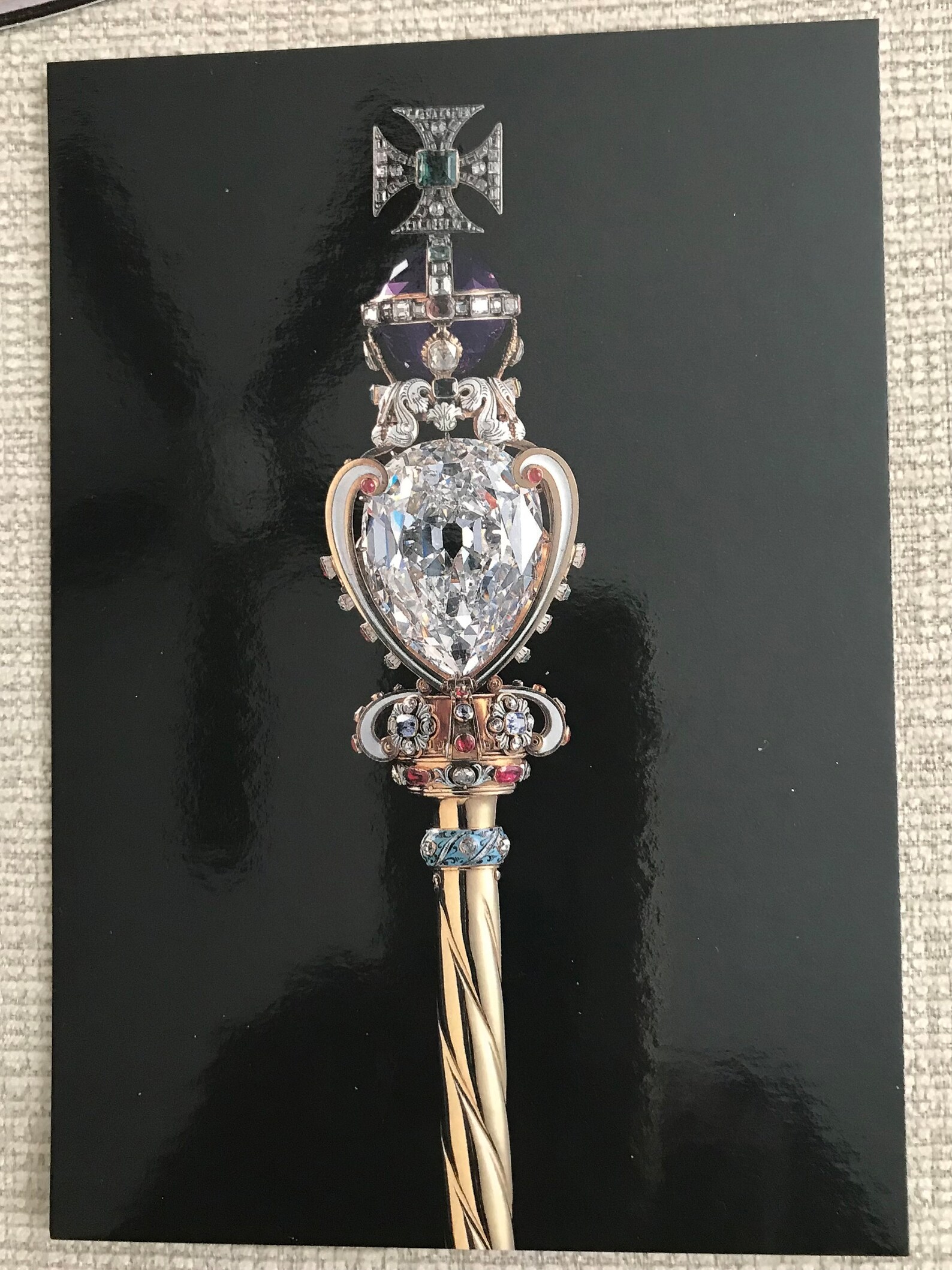 Splendid Postcards of Queen Elizabeth II, the Crown Jewels, and a Spot ...