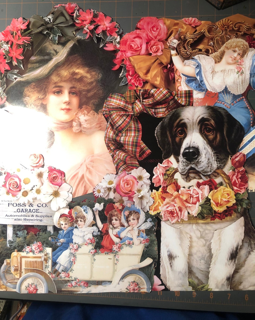 16 Pc Ephemera Lot - Large Images From 1994 Victoriana Calendar - 2 ...