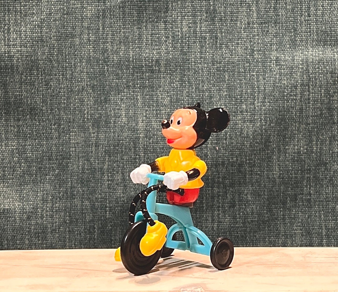 Mickey Mouse on a Bike Vintage Toy. 1977 Gabriel Industries Inc. - Etsy