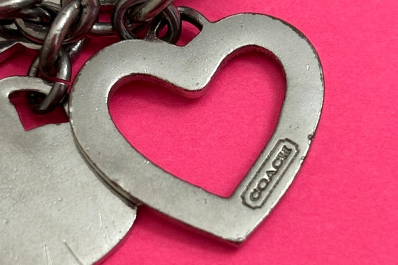 Coach Keychain -- Hearts, Tags and Stars - Gem