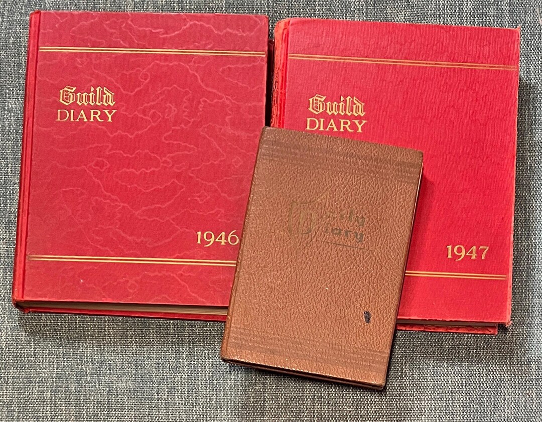 Vintage Handwritten Diary 1946 1947 New York - Etsy