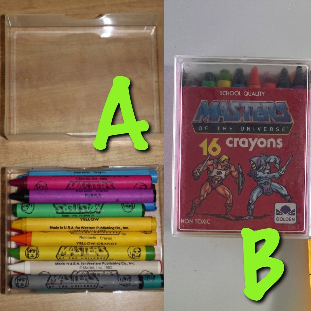 Masters of the Universe Crayons - 1983 - Etsy