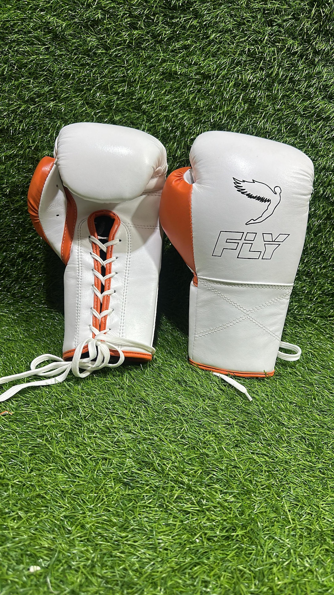 Fly Superlace X Boxing Gloves Lace up Type Pro Sparring Training Gloves ...