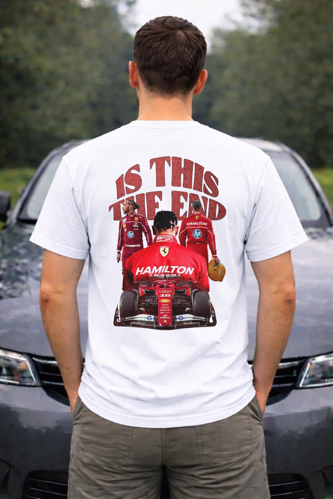 Is This the End Lewis Hamilton T-shirt, Ferrari Era Fan Tee, Motorsport ...