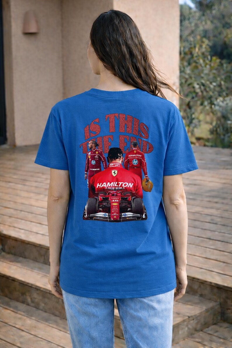 Is This the End Lewis Hamilton T-shirt, Ferrari Era Fan Tee, Motorsport ...