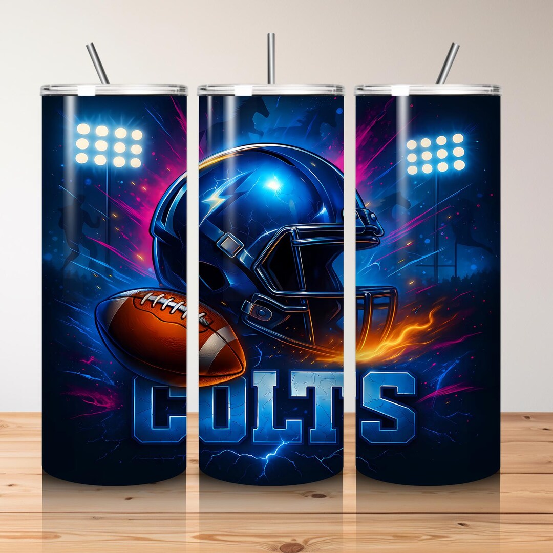 Colts Tumbler Wrap: Mascot Sublimation Design (digital Download) - Etsy