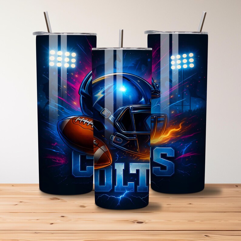 Colts Tumbler Wrap: Mascot Sublimation Design (digital Download) - Etsy