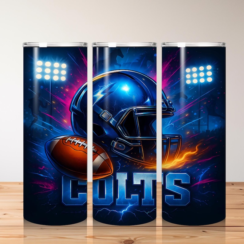 Colts Tumbler Wrap: Mascot Sublimation Design (digital Download) - Etsy