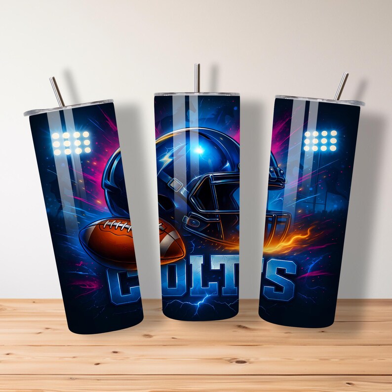 Colts Tumbler Wrap: Mascot Sublimation Design (digital Download) - Etsy