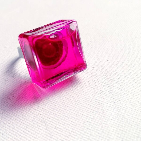 Fuchsia Ring - Etsy