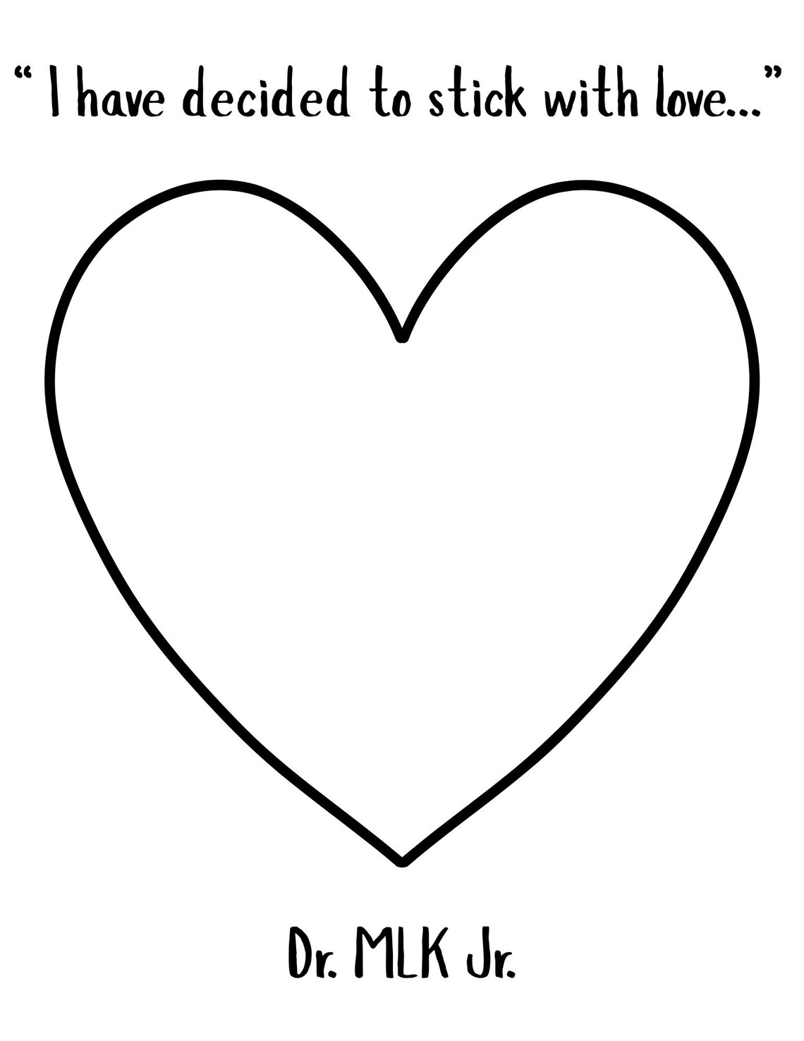 MLK Love Mosaic Craft | Martin Luther King Jr Day Activity for Kids ...