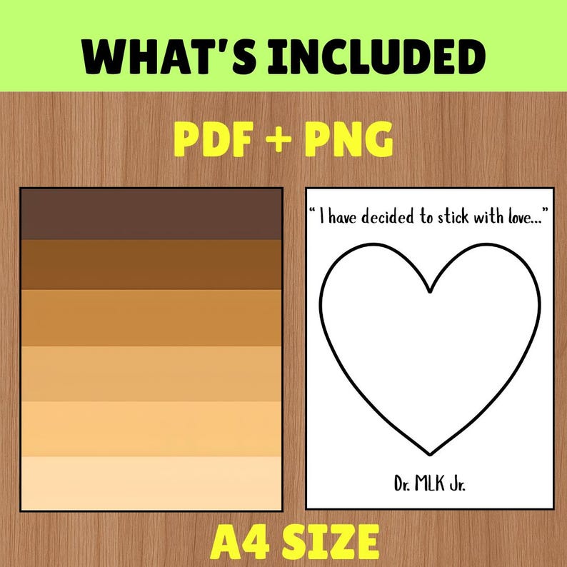 MLK Love Mosaic Craft | Martin Luther King Jr Day Activity for Kids ...