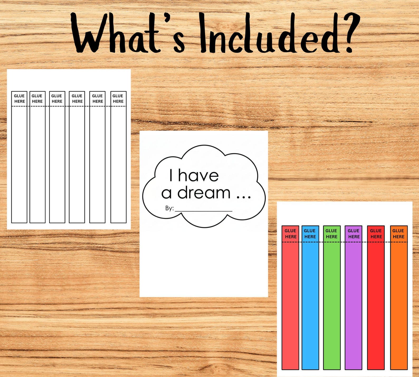 MLK Martin Luther King Jr. Day Craft | Printable Bulletin Board | I ...
