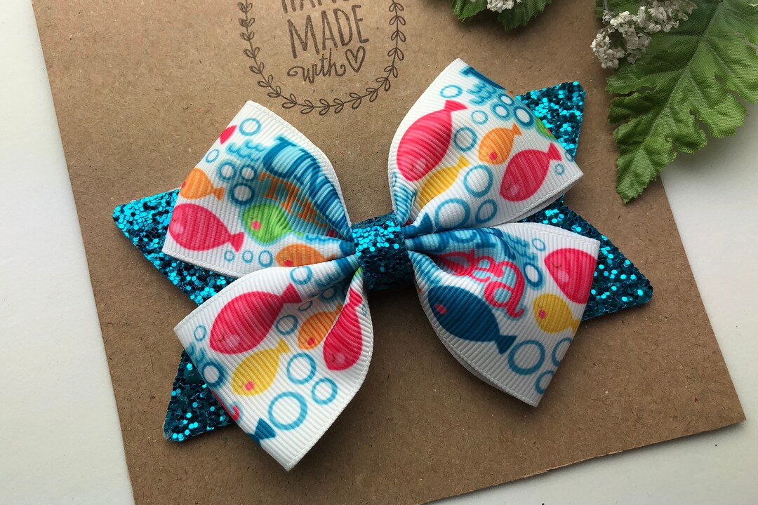 Fish Hair Bow Under the Sea Bow Hair Bows for Girls - Etsy