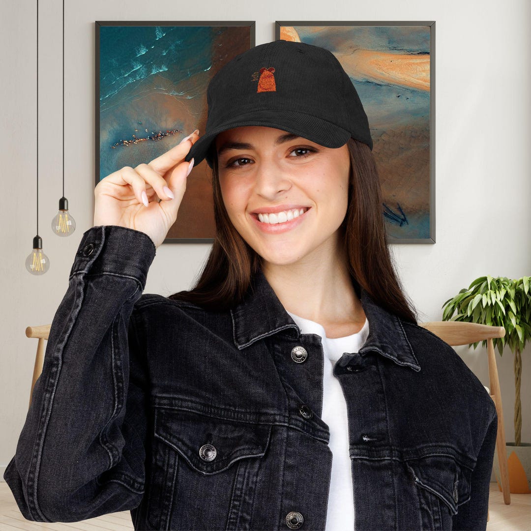 Marcus the Worm VR Merch Vintage Corduroy Cap Embroidery - Etsy