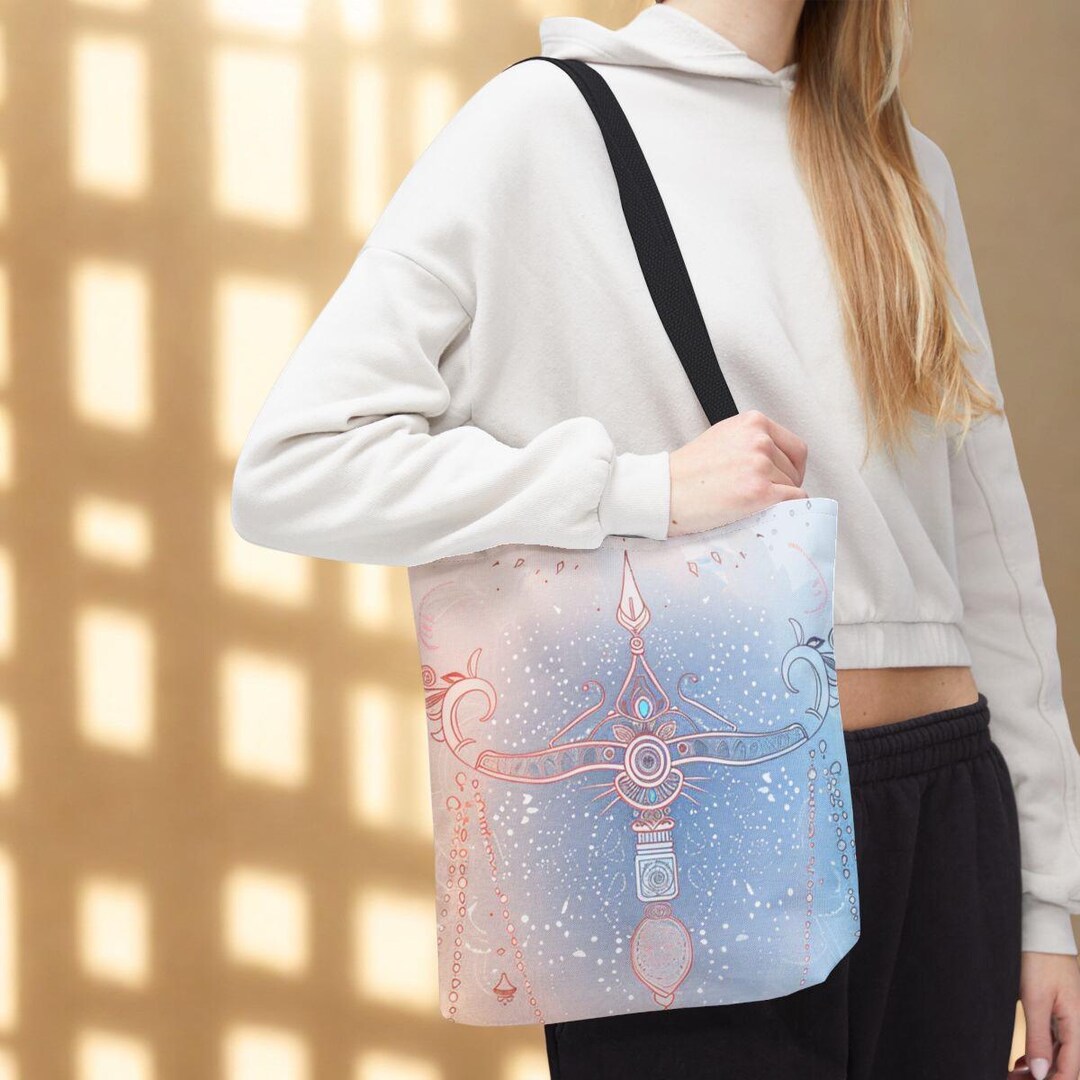 Libra Zodiac Tote Bag – Astrology Constellation, Reusable Canvas ...