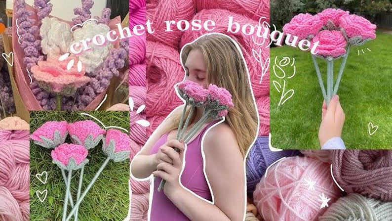 Crochet Rose Pattern: Easy Step-by-step Guide| PDF Pattern - Etsy