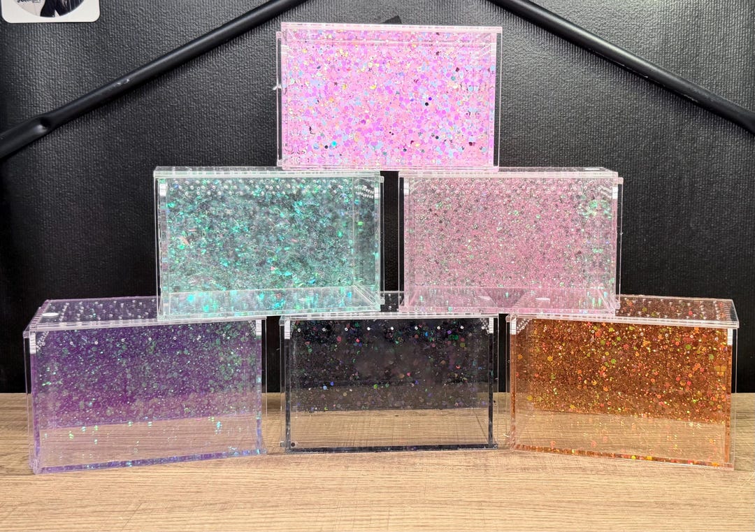 Glitter Terrestrial Rectangular Enclosure 4” X 3” - Etsy
