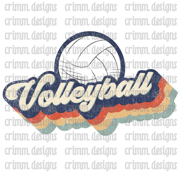 Volleyball Sublimation Design - Etsy