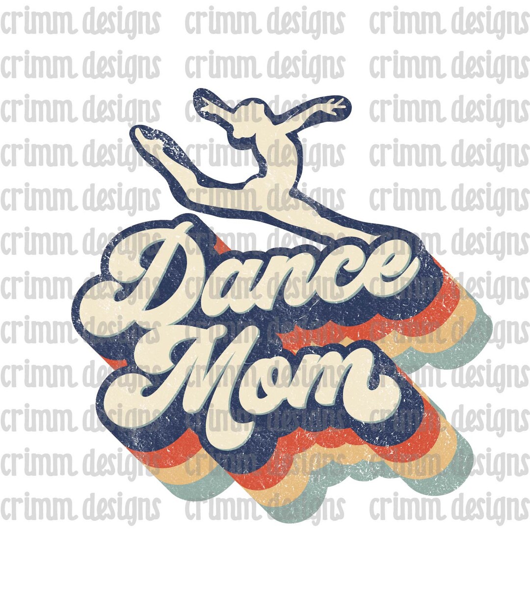 Retro Dance Mom Sublimation Design Download - Etsy