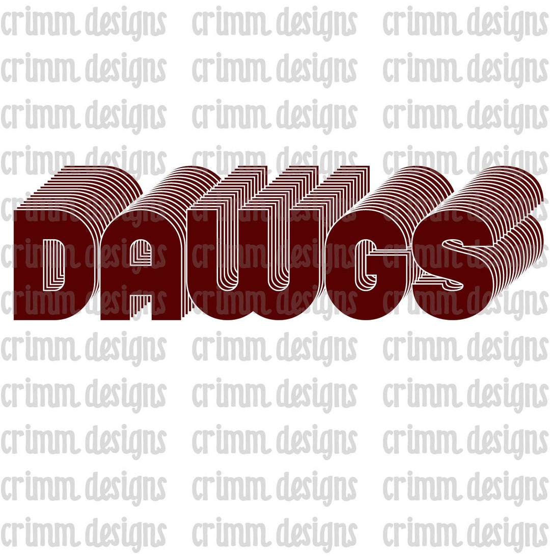 Retro Dawgs Sublimation Design Download - Etsy