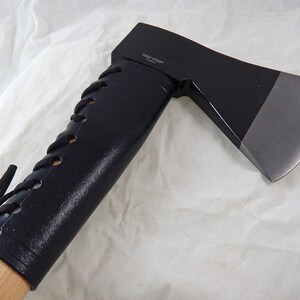 Leather Handle Haft Guard for Cold Steel Trail Boss Axe, FREE Shipping ...