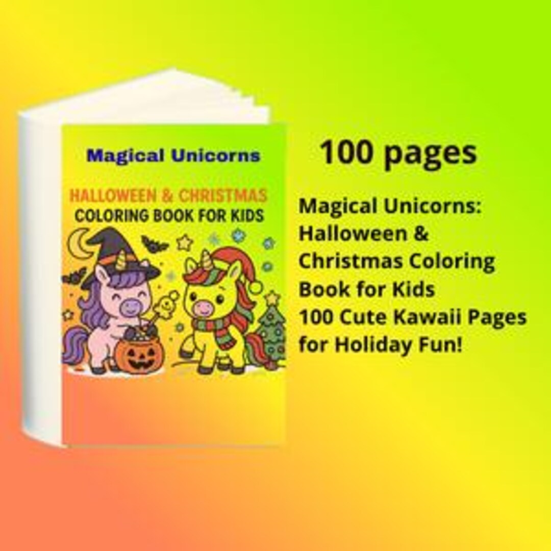 Printable Unicorn Coloring Pages | Kawaii Unicorn Coloring Book for ...