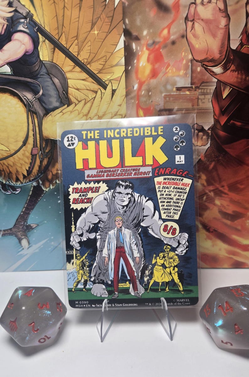 Bruce Banner Showcase Proxy - MTG Non-foil Card - Etsy