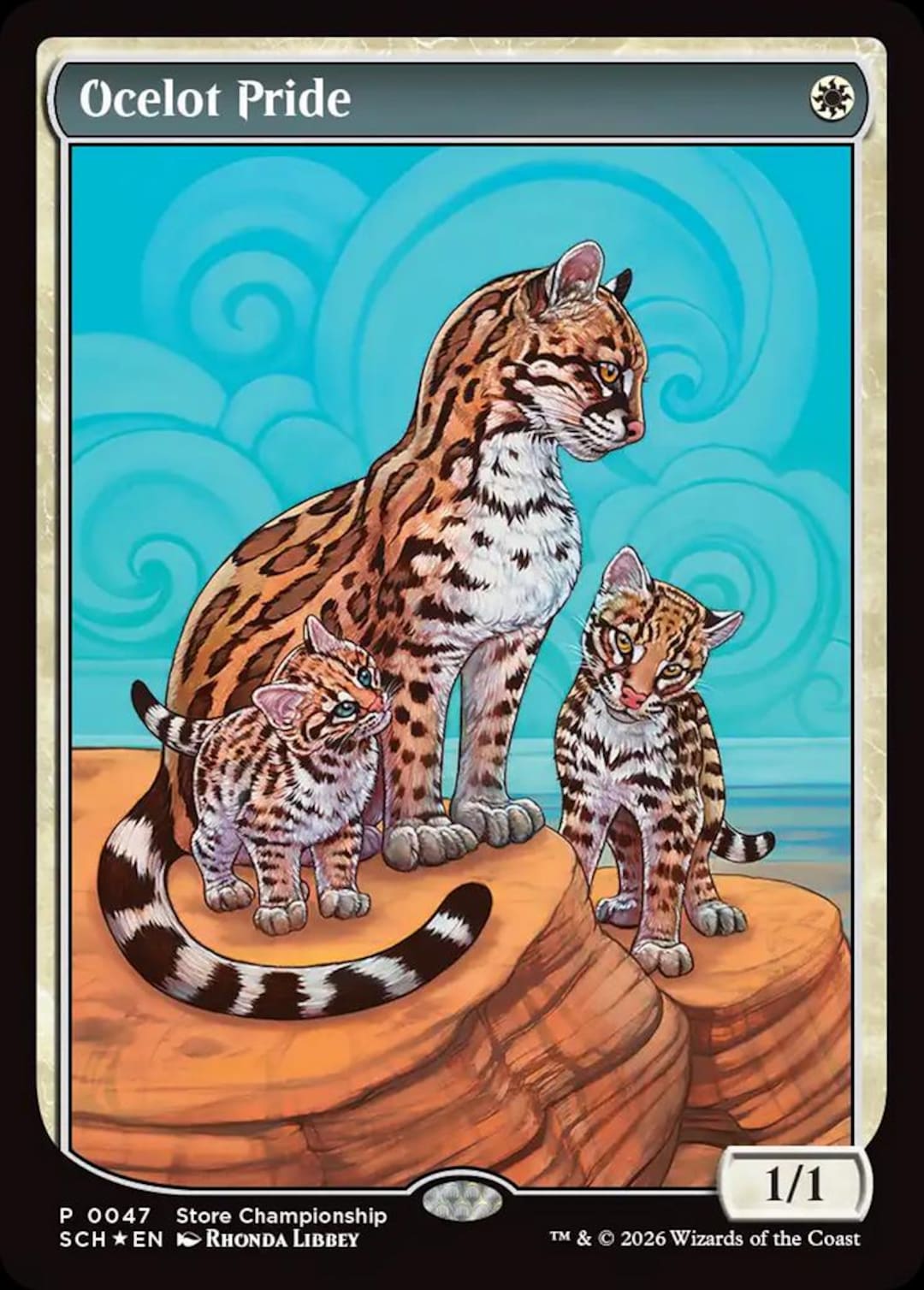 MTG Lorwyn Eclipsed Ocelot Pride Store Championship Proxy - Etsy