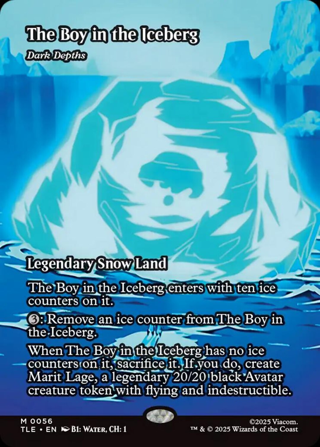 MTG Avatar the Boy in the Iceberg (dark Depths) Proxy - Etsy