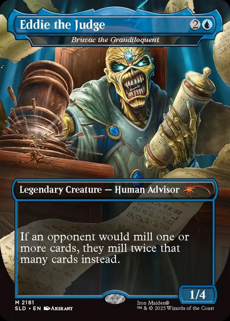 MTG Eddie, the Judge (bruvac the Grandiloquent) Proxy - Etsy
